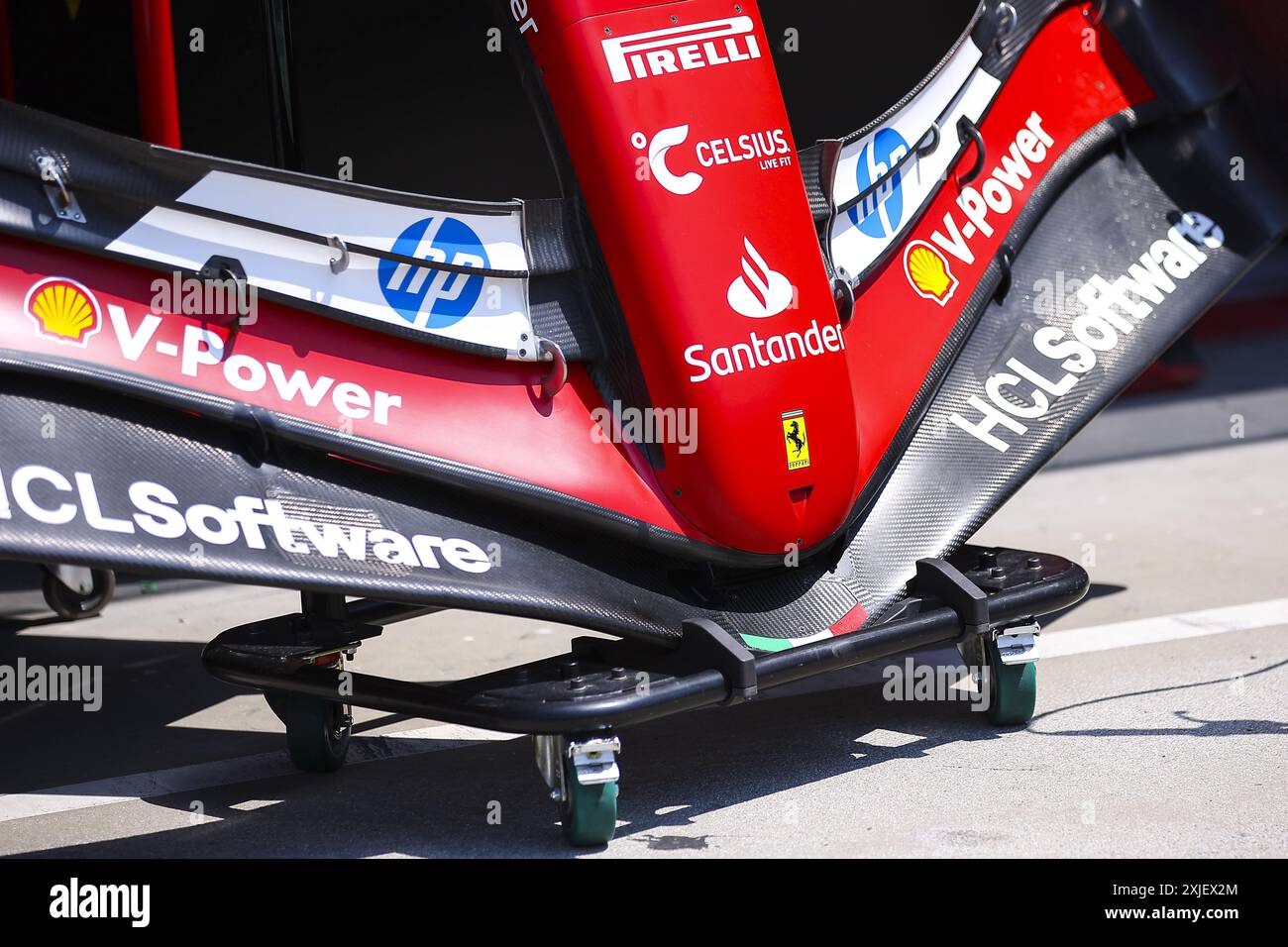 Mogyorod, Hungary, 18/07/2024, Scuderia Ferrari SF-24, mechanical ...