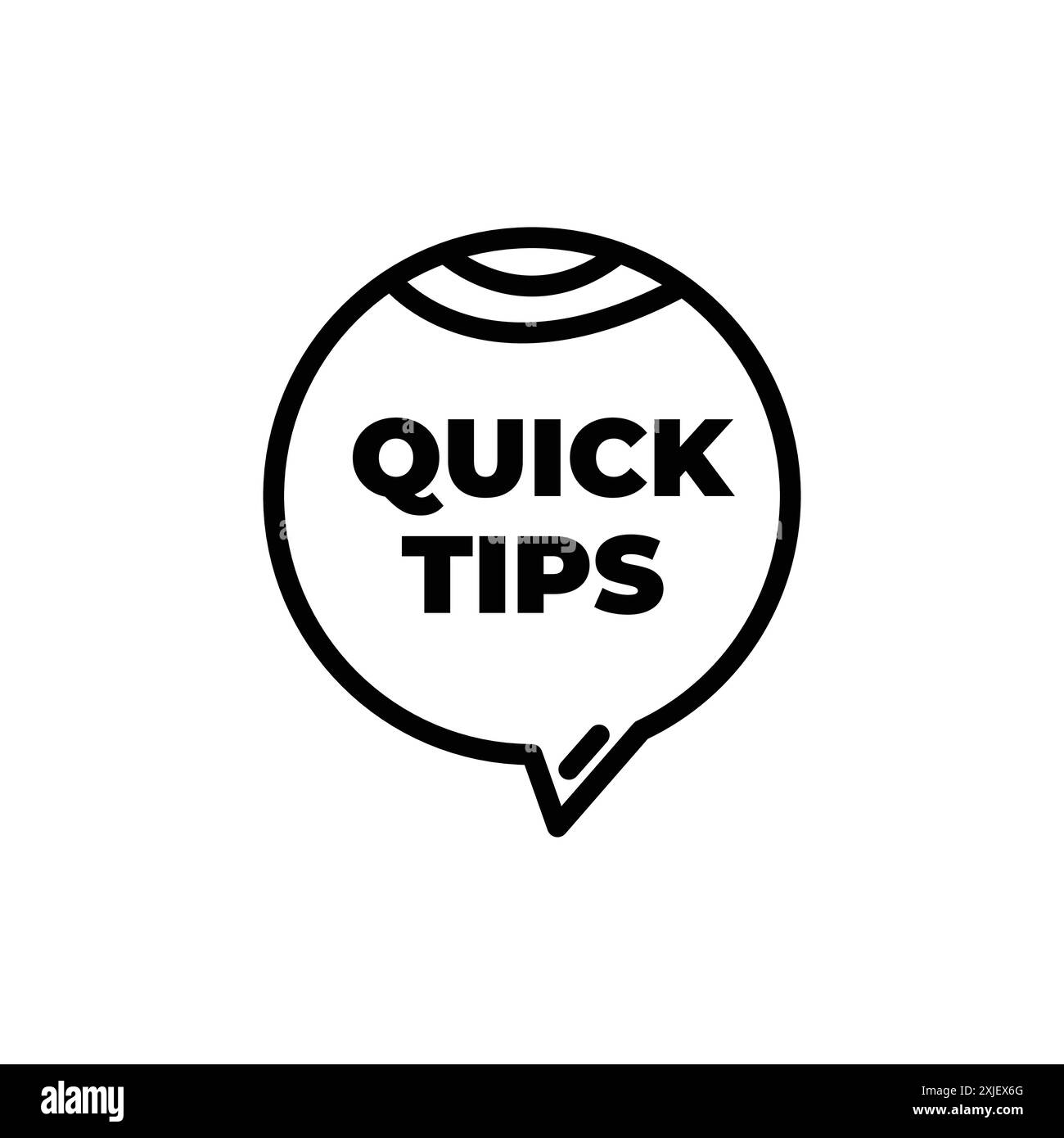 Quick Tips Icon Design By Ayaan Simple Flat Vector Symbol Outline