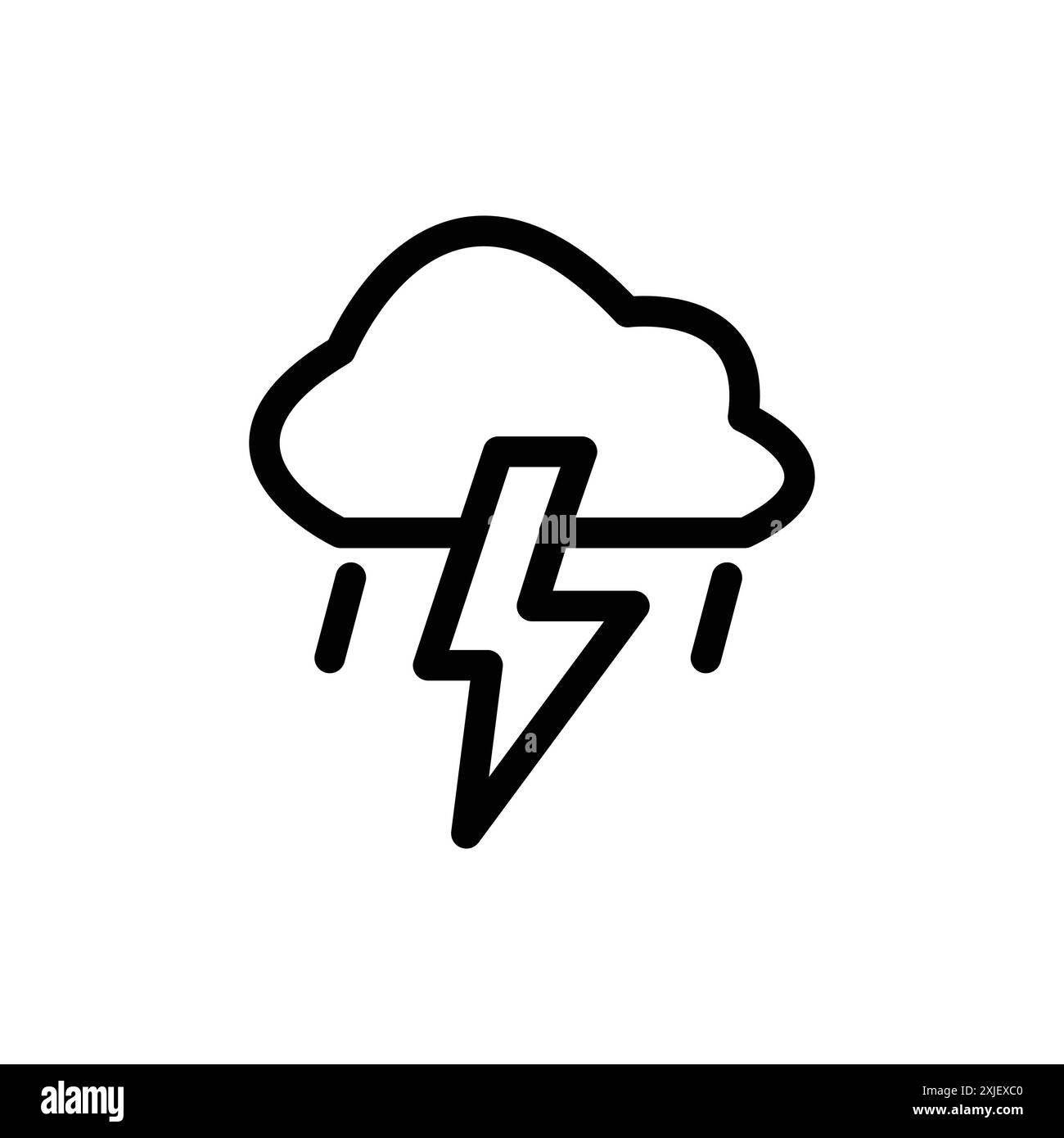 Thunder lightening icon design by Ayaan simple flat vector symbol ...