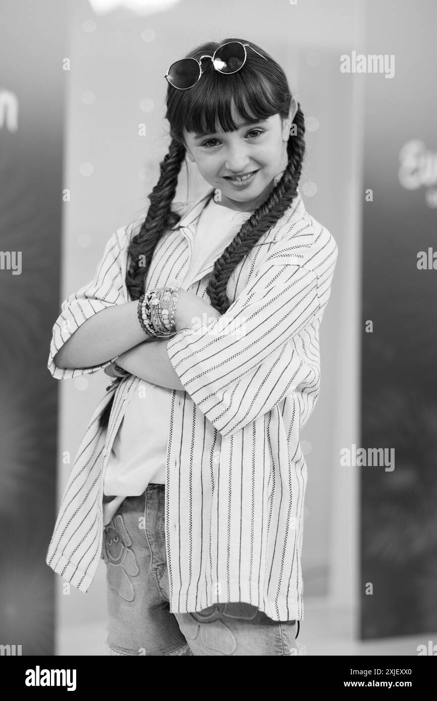 Chloe DelaRosa, during the presentation of the representative of Spain ...