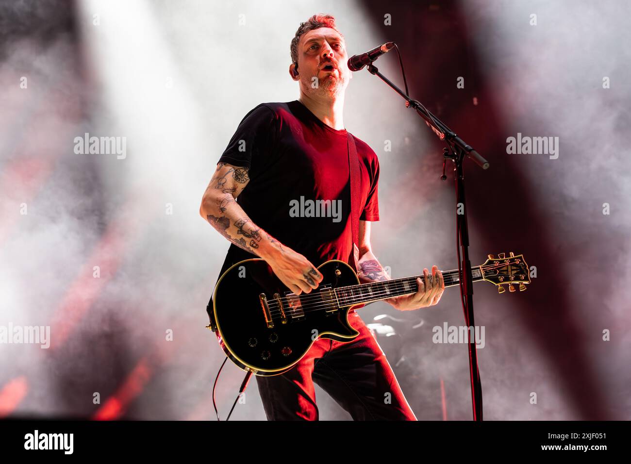 Locarno Switzerland. 17th Jul 2024. The Scottish band SNOW PATROL ...