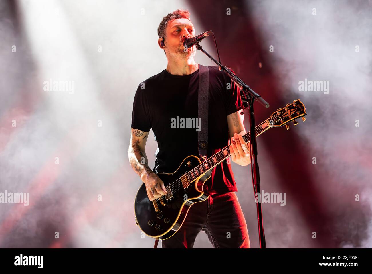 Locarno Switzerland. 17th Jul 2024. The Scottish band SNOW PATROL ...