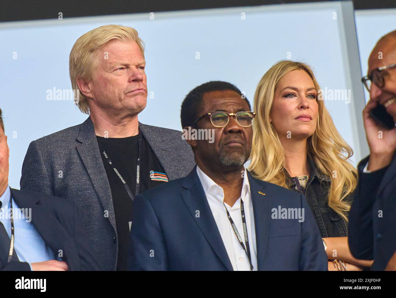 Svenja Kahn, Ehefrau von Oliver KAHN in the final match SPAIN - ENGLAND ...