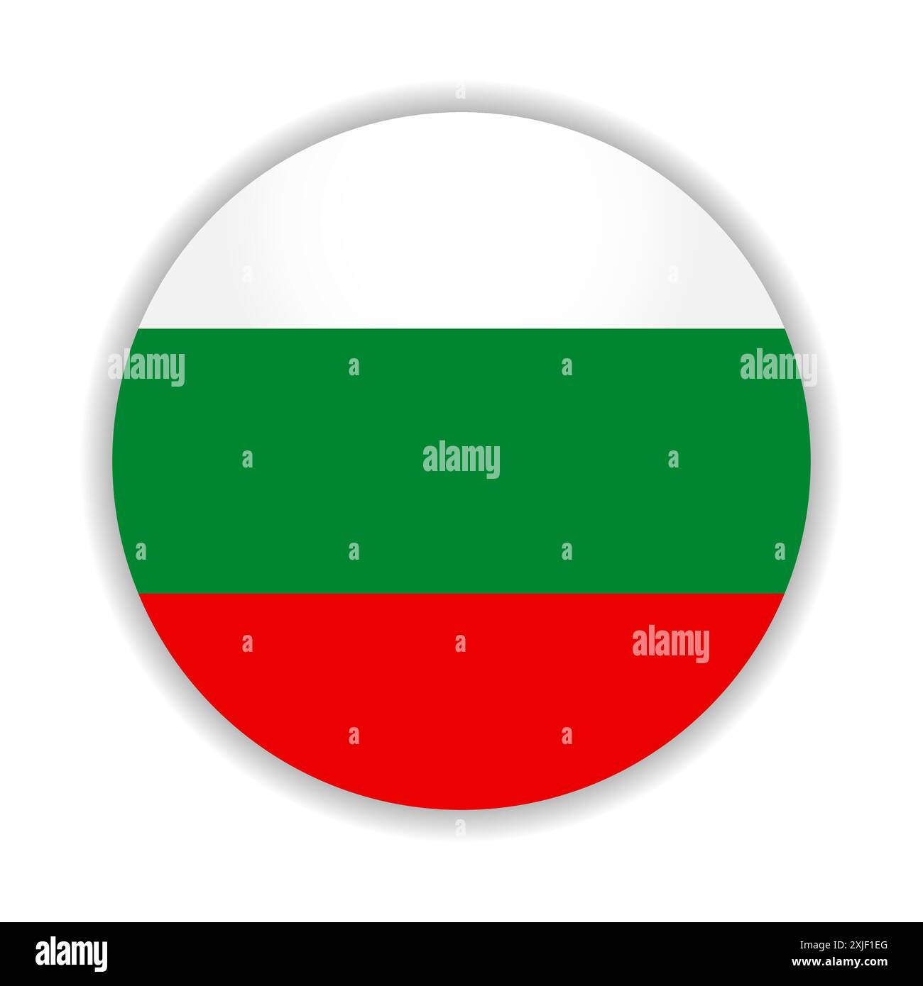 Round flag of Bulgaria. Vector Illustration Stock Vector Image & Art ...