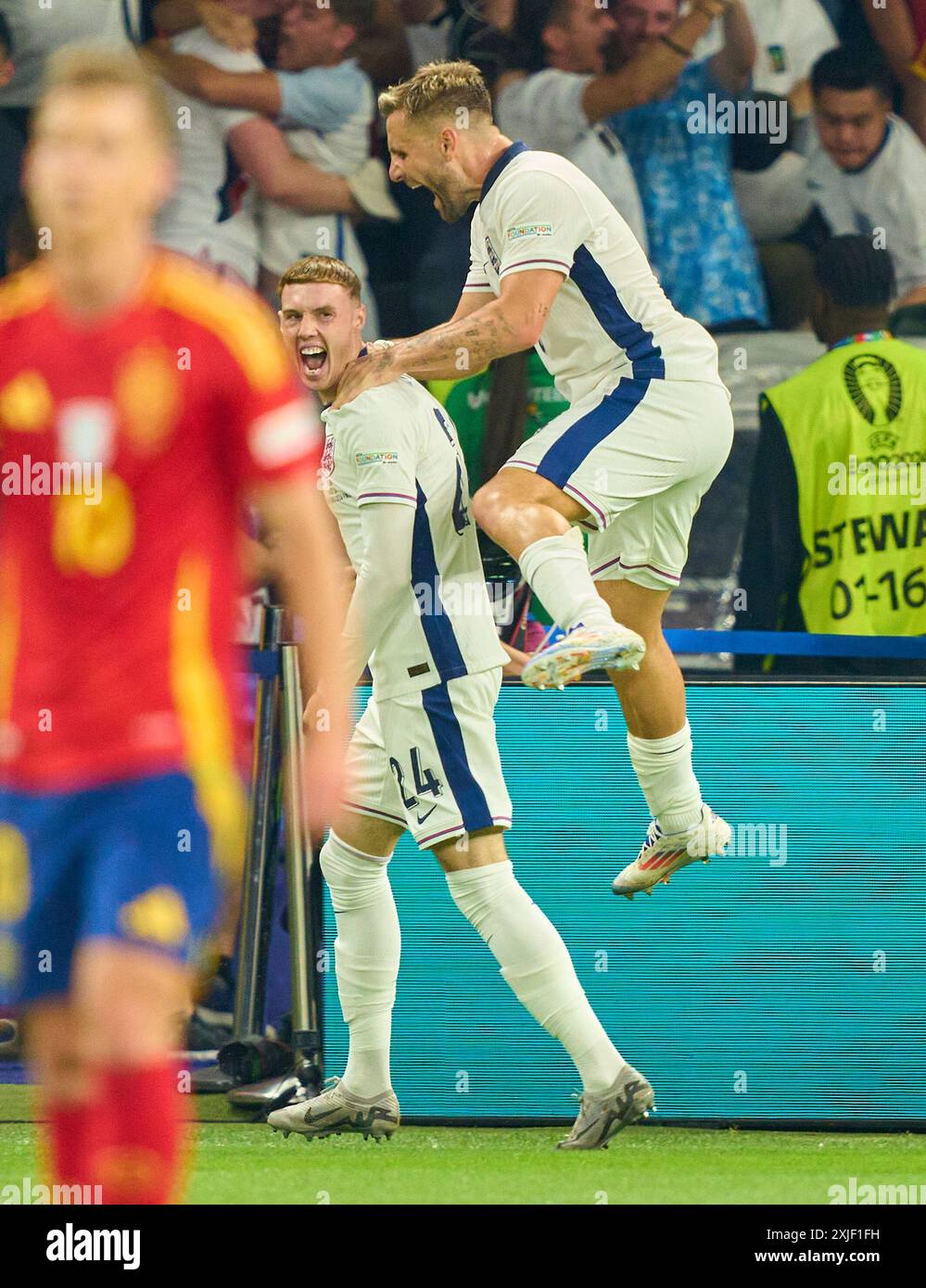 Cole Palmer, England 24 celebrates his goal, happy, laugh, celebration ...