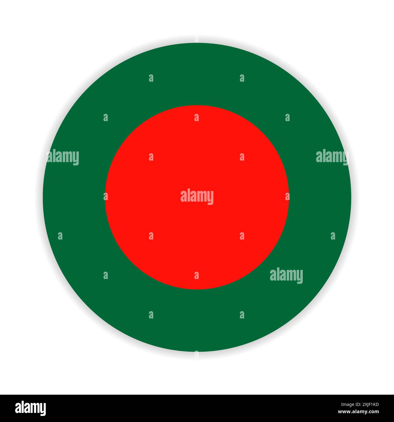 Round flag of Bangladesh. Vector Illustration Stock Vector Image & Art ...