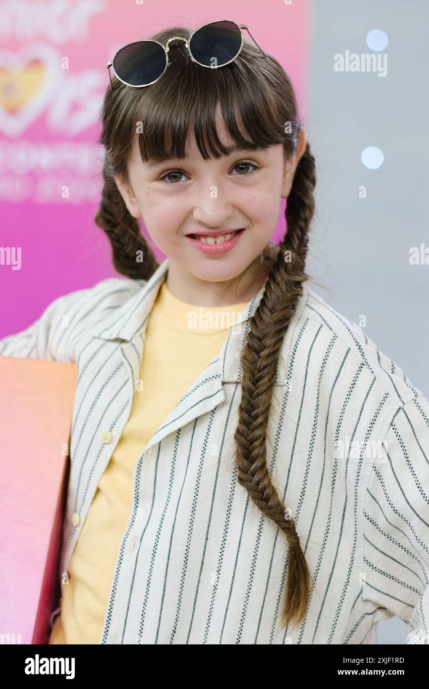 Madrid, Spain. 18th July, 2024. Chloe DelaRosa, during the presentation ...
