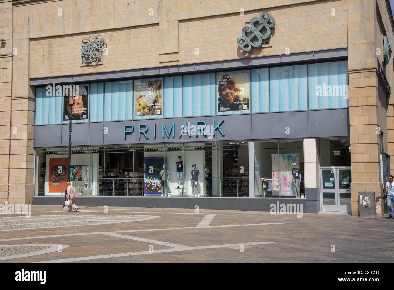 Facade of the Primark store in the centre of Dundee, Scotland, UK ...