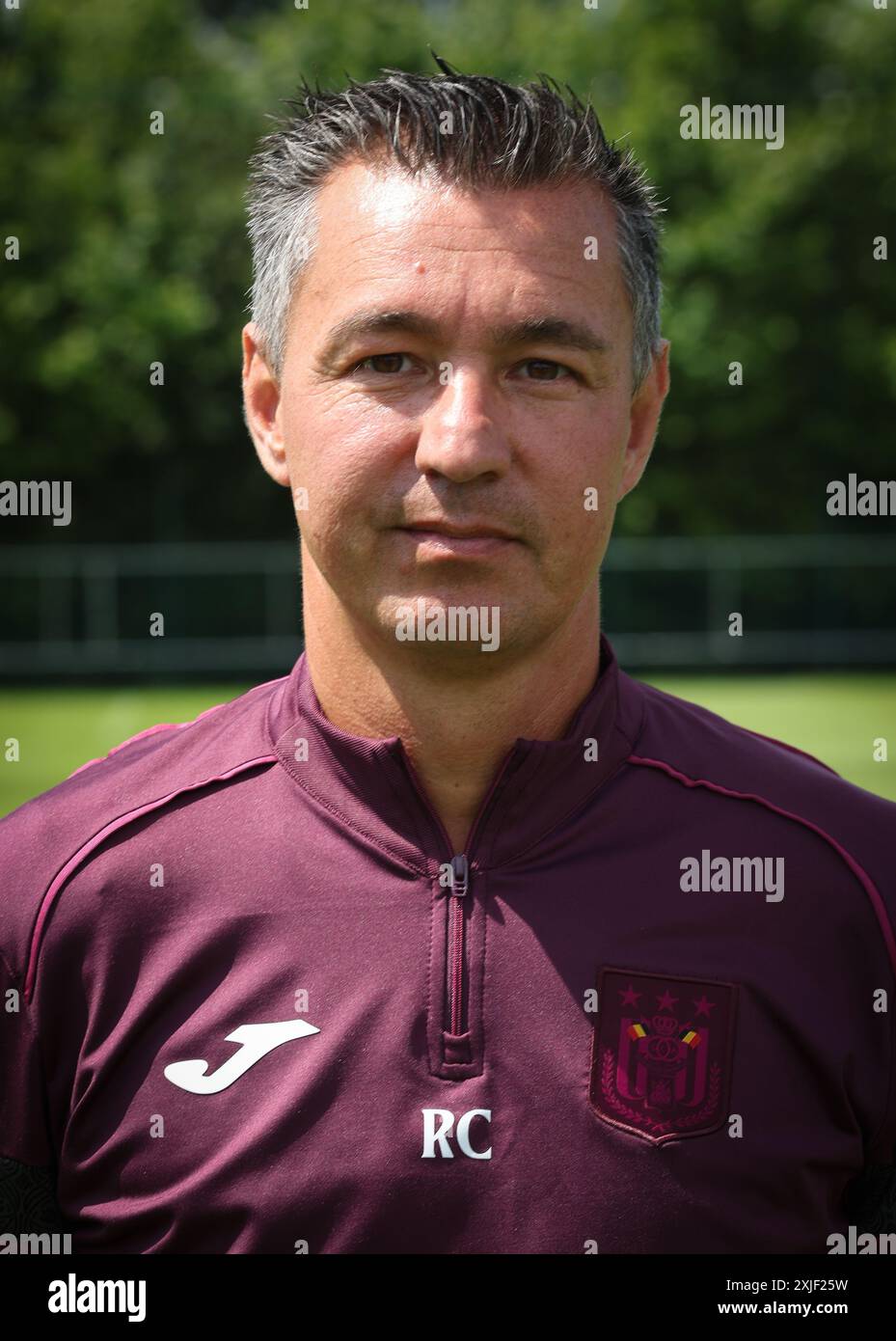 Brussels, Belgium. 18th July, 2024. Anderlecht's assistant coach Roel ...