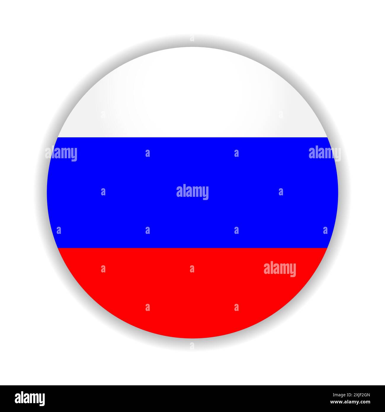 Round flag of Russia. Vector illustration Stock Vector Image & Art - Alamy