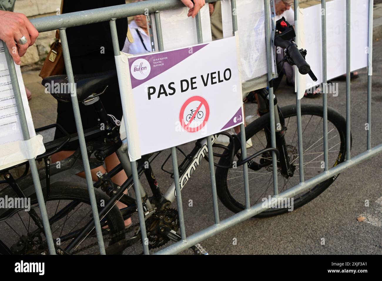 The city of Avignon during the annual arts festival, 10 July 2024 ...