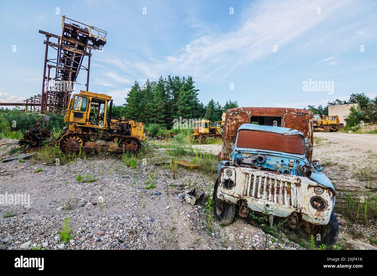 Industrial Graveyard. The Loneliness of Abandoned Heavy Equipment ...