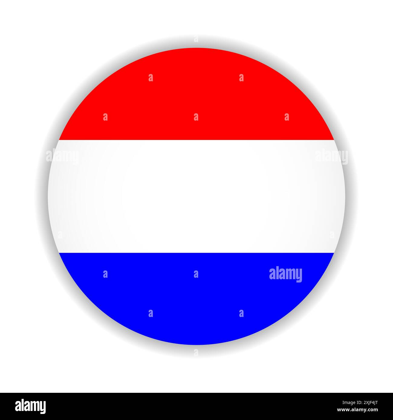 Round flag of Netherlands. Vector Illustration Stock Vector Image & Art - Alamy