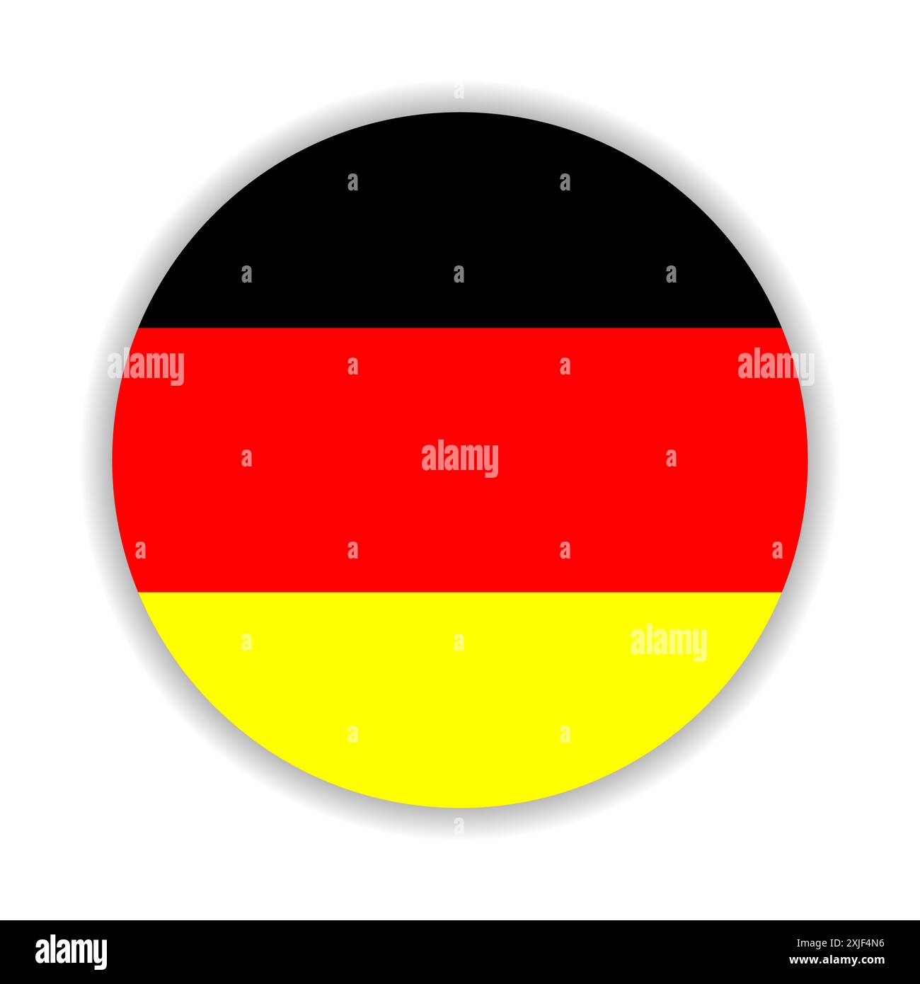 Round flag of Germany. Vector Illustration Stock Vector Image & Art - Alamy