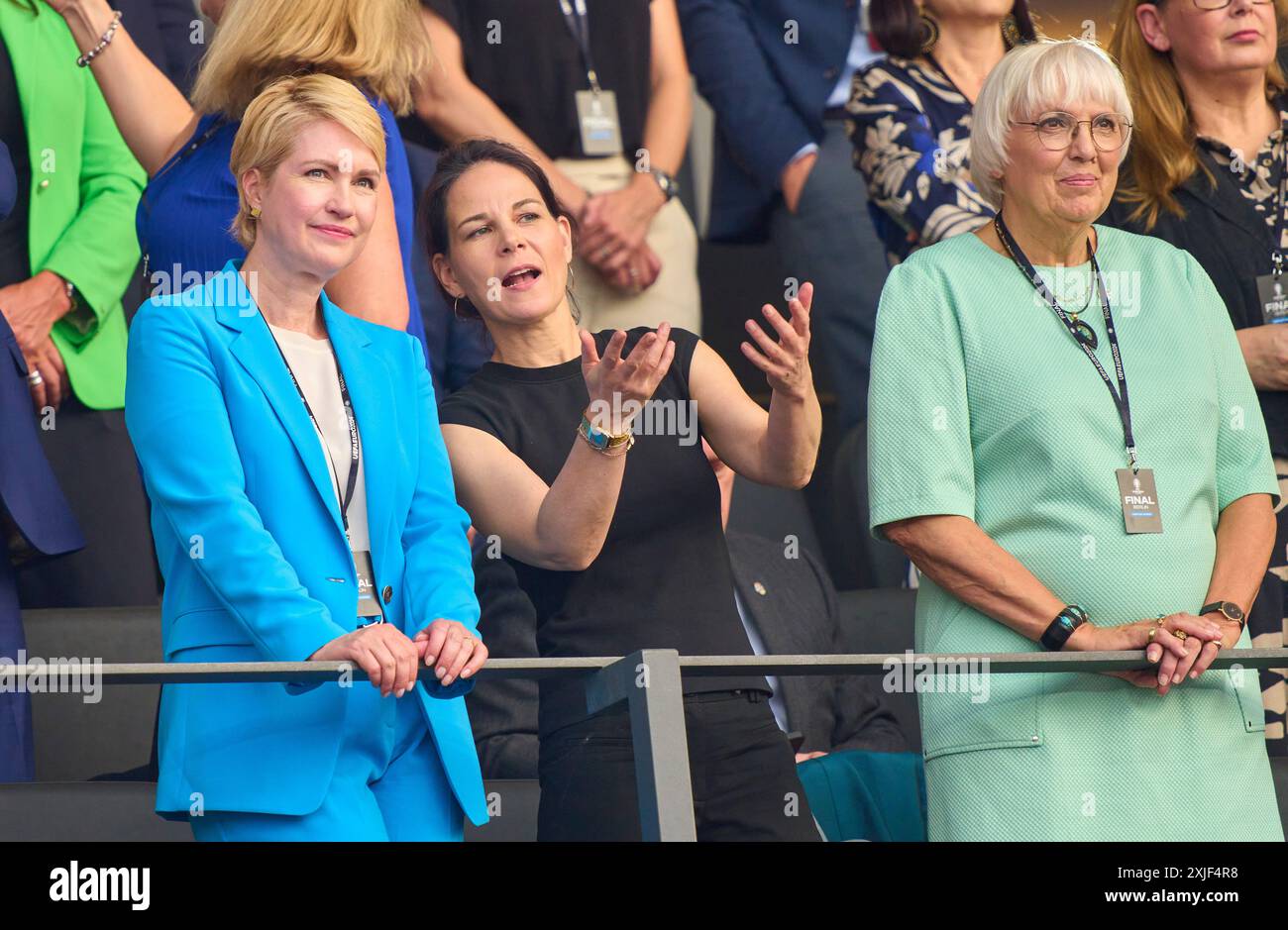 (L-R) Manuela Schwesig, SPD Politikerin, Mitglied des Bundesrates der ...