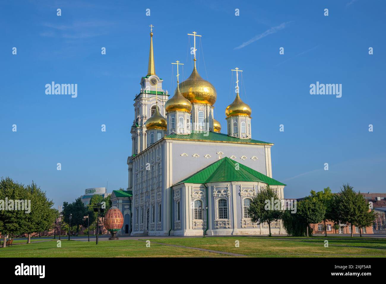 TULA, RUSSIA - JULY 15, 2024: Holy Dormition Cathedral on the territory ...