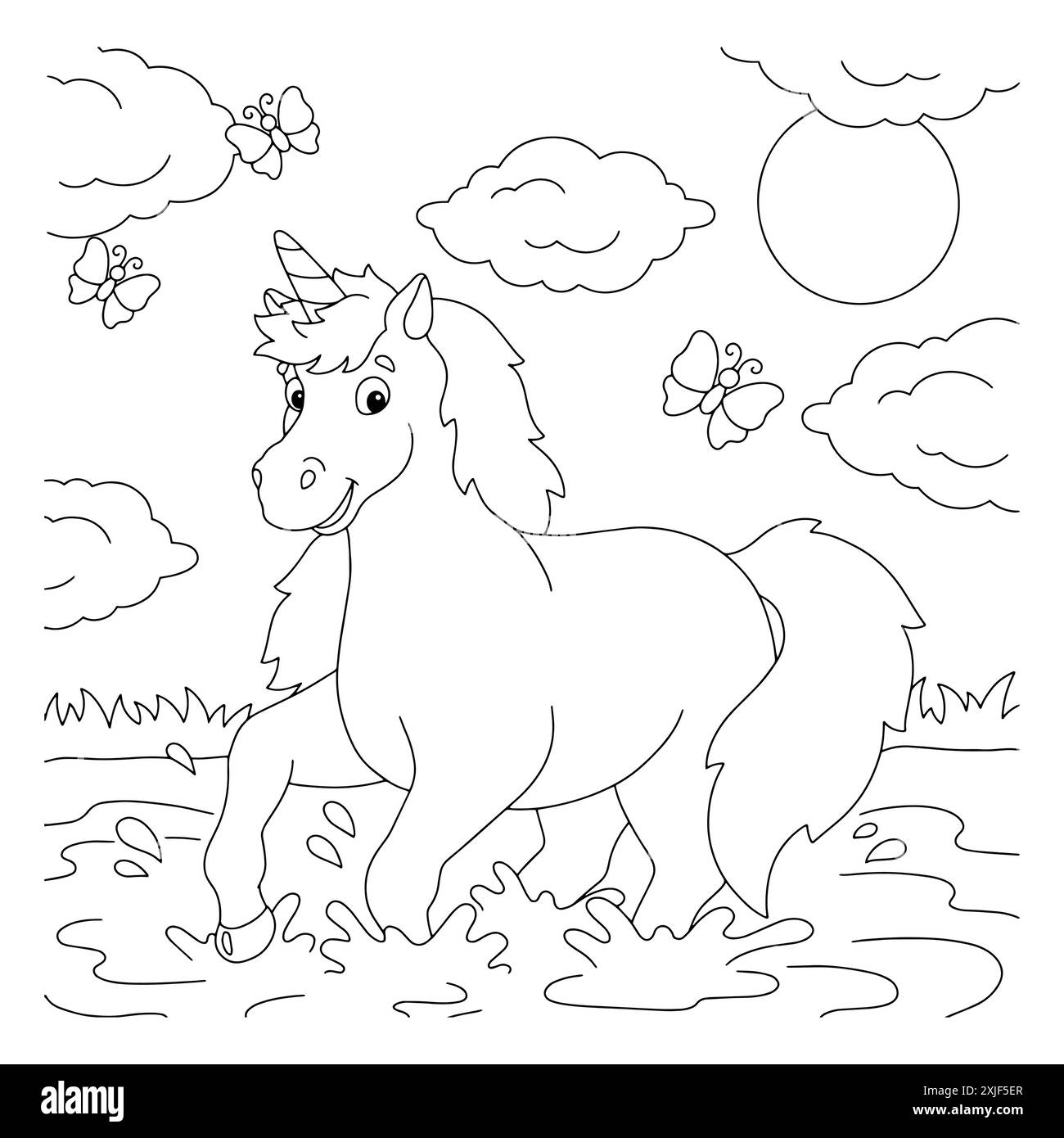 Clearing the water Stock Vector Images - Alamy