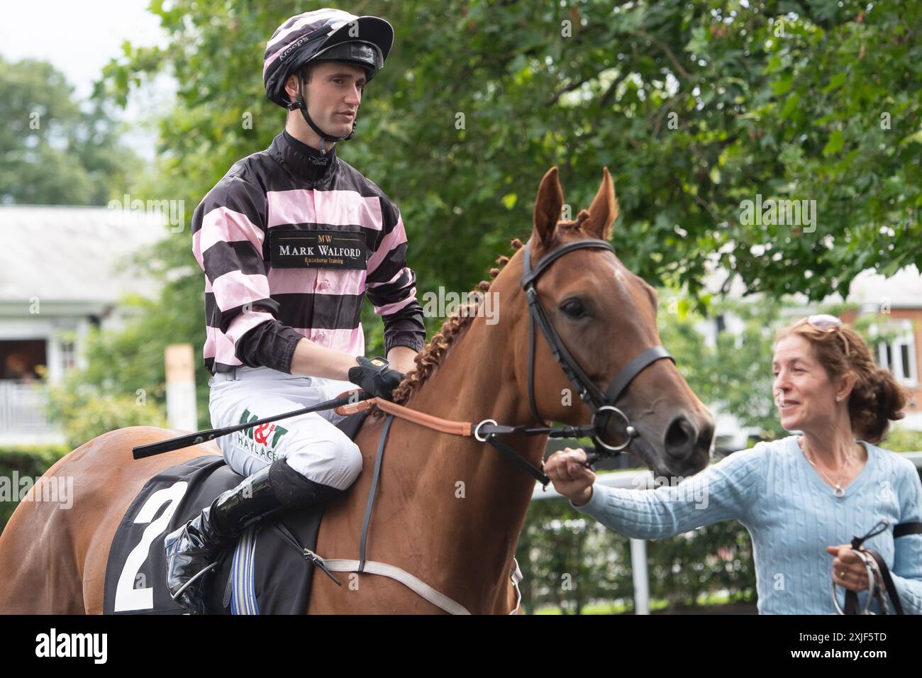 Ascot, Berkshire, UK. 13th July, 2024. Horse Cori Glory ridden by ...