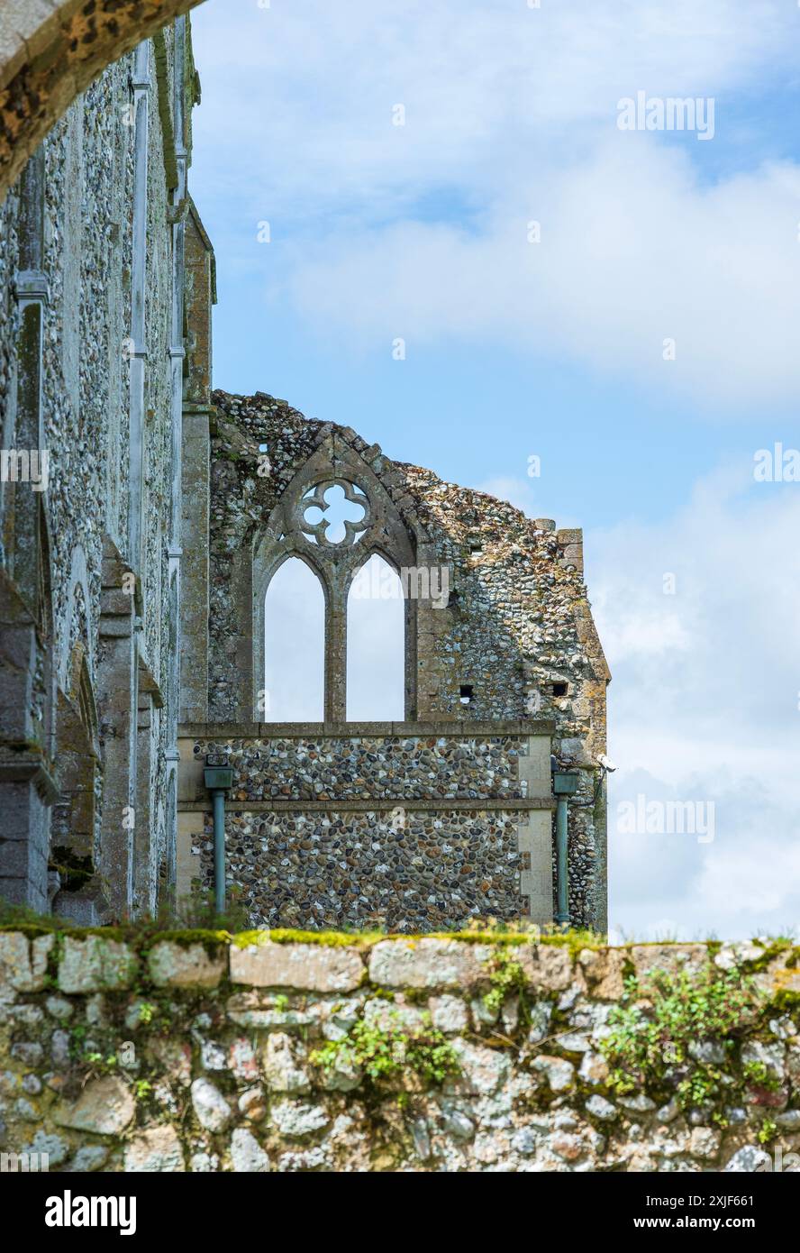 Binham Priory, an English Heritage site, in Norfolk Stock Photo - Alamy