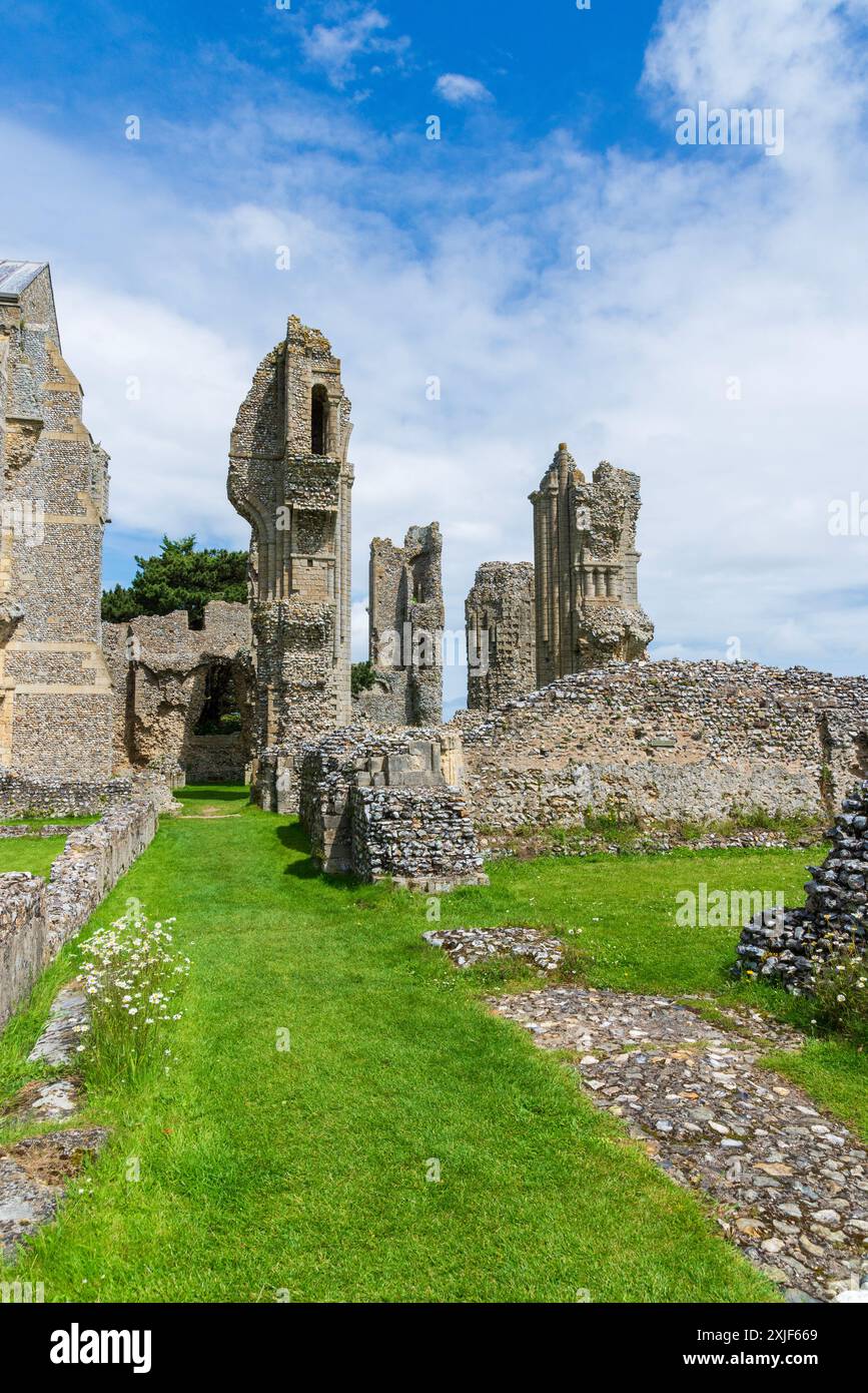 Binham Priory, an English Heritage site, in Norfolk Stock Photo - Alamy