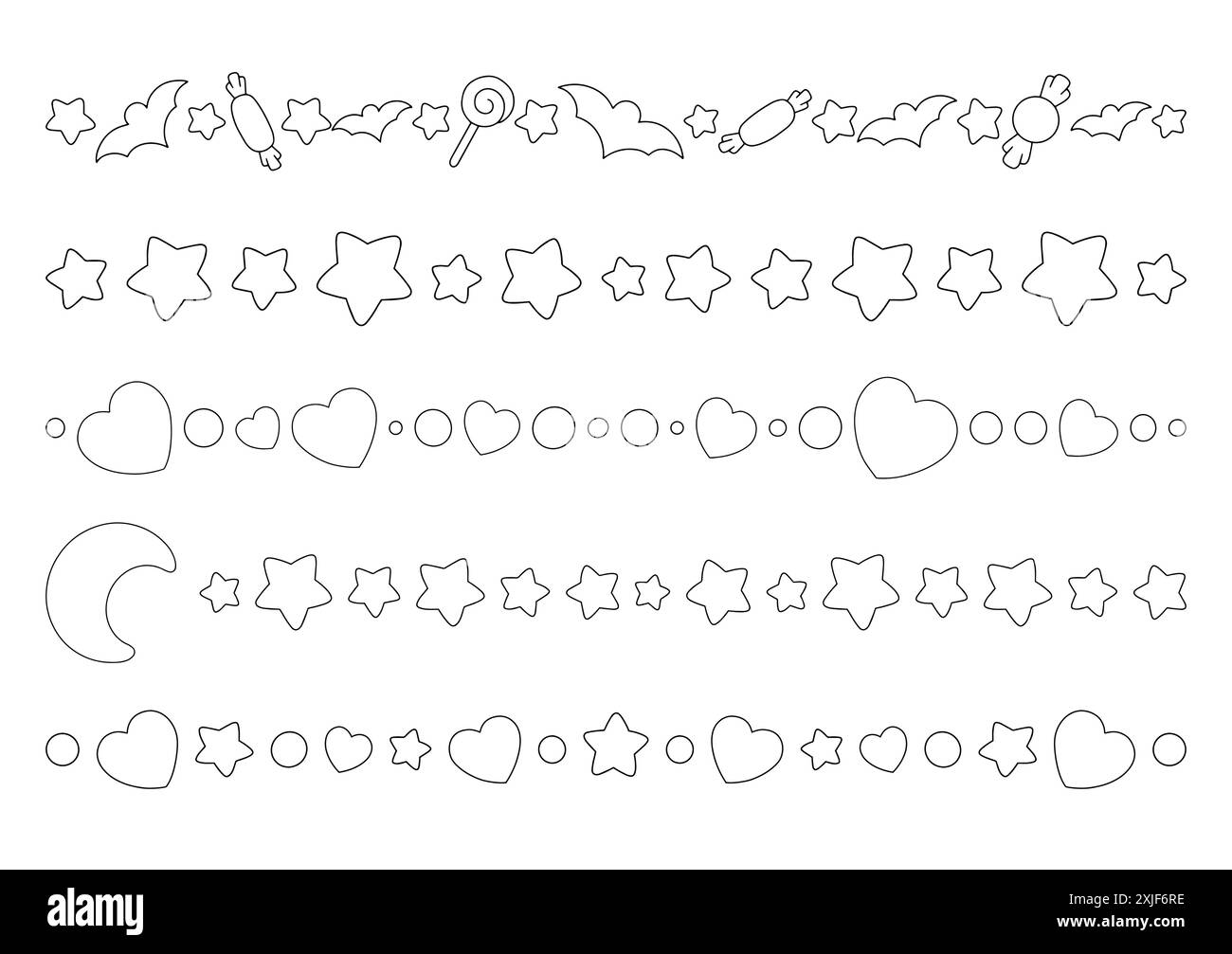 Underlines and text separators. Vector collection. Isolated vector set ...