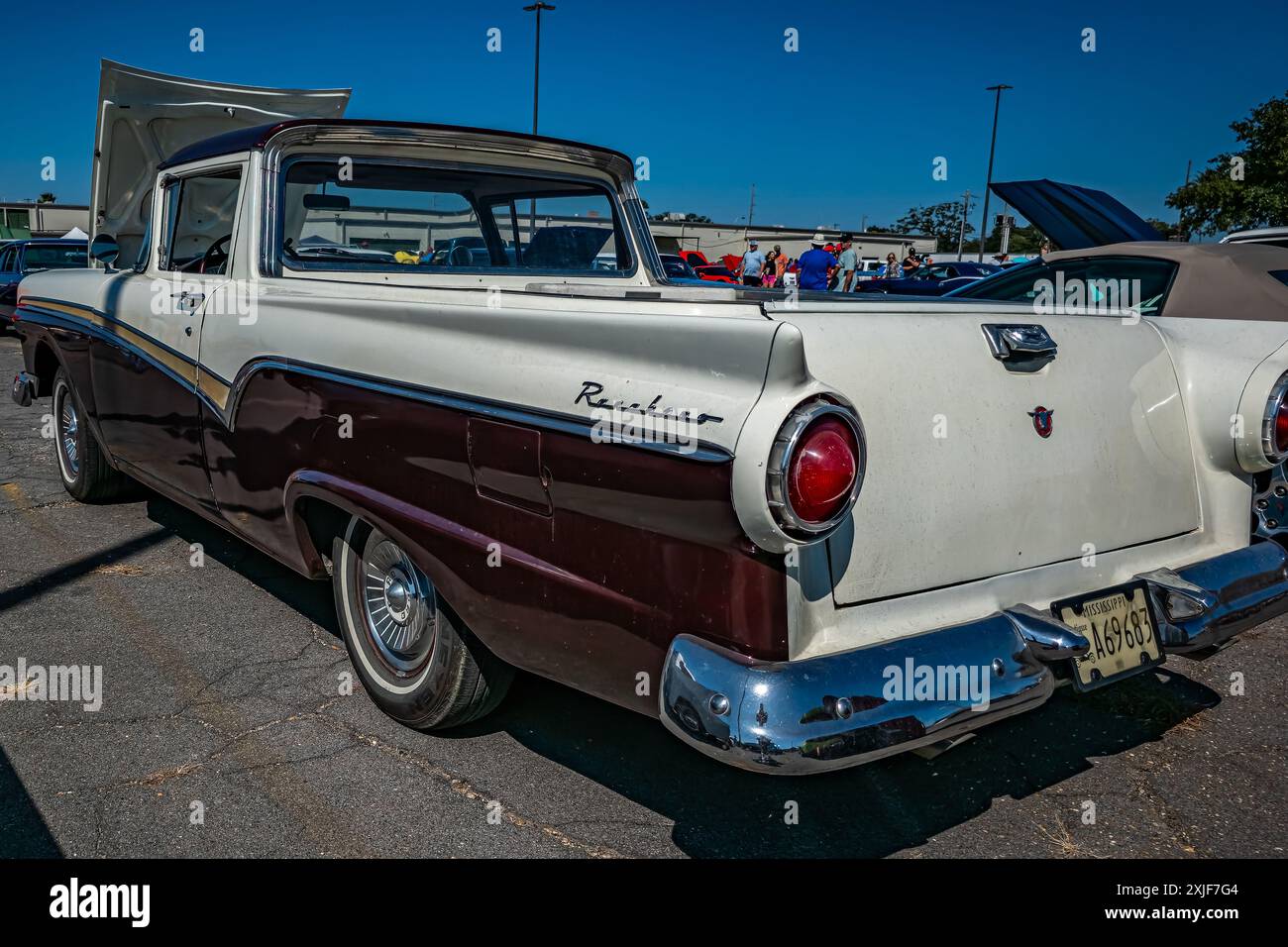 Gulfport, MS - October 01, 2023: High perspective rear corner view of a ...