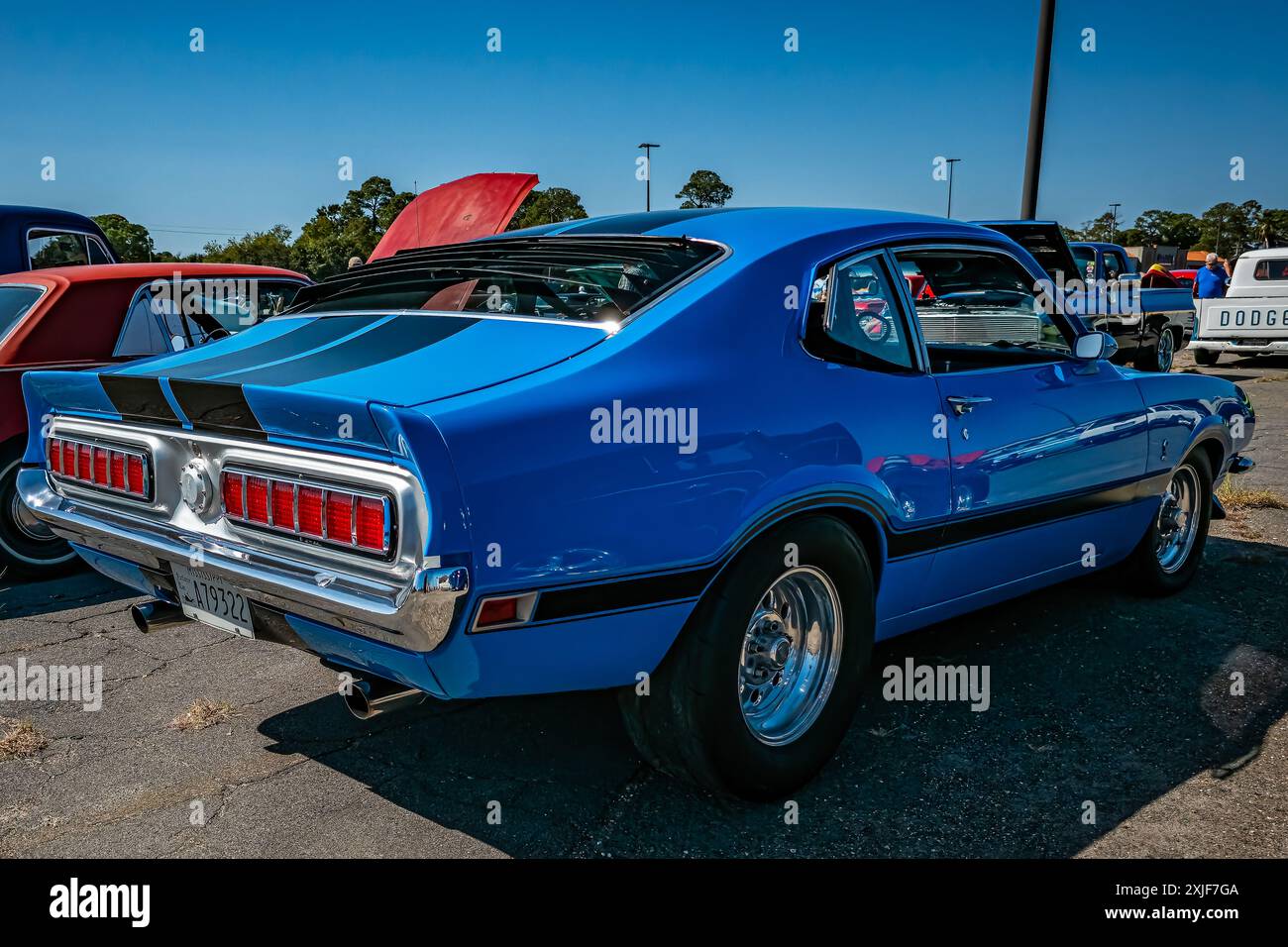 Gulfport, MS - October 01, 2023: High perspective rear corner view of a ...