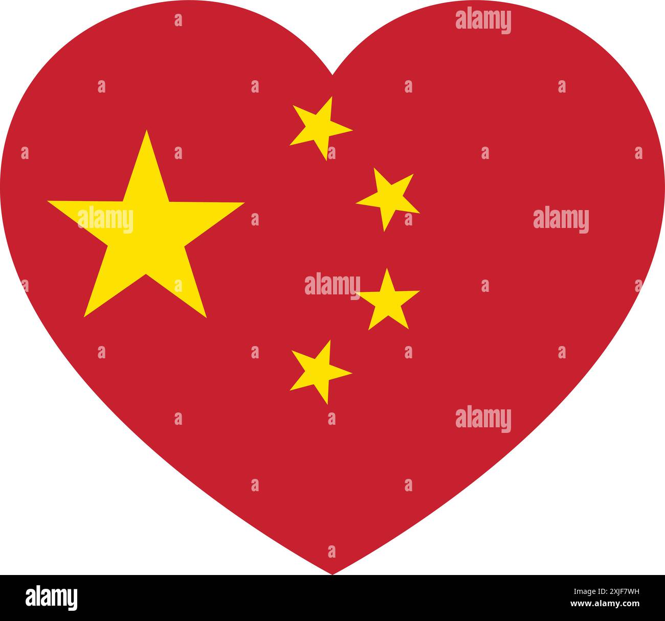 Chinese symbol love in Stock Vector Images - Alamy