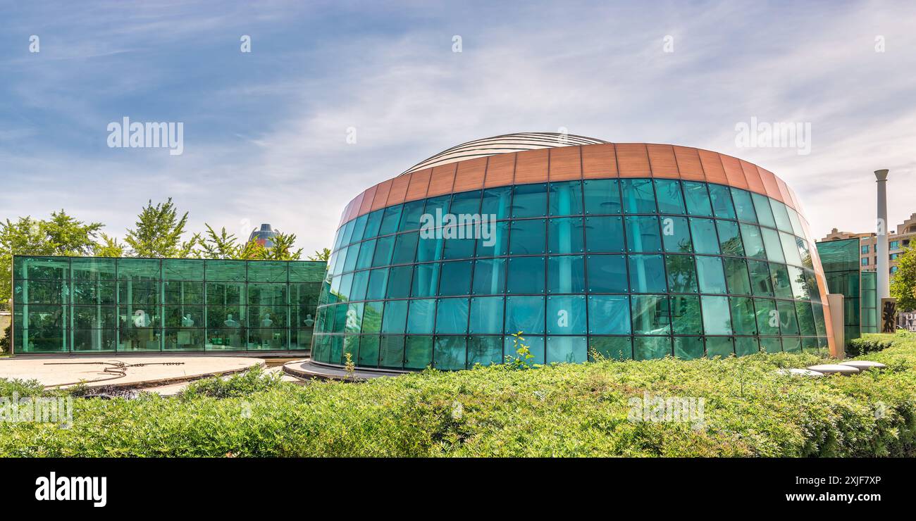 The International Mugham Center in Baku, Azerbaijan, features a modern ...