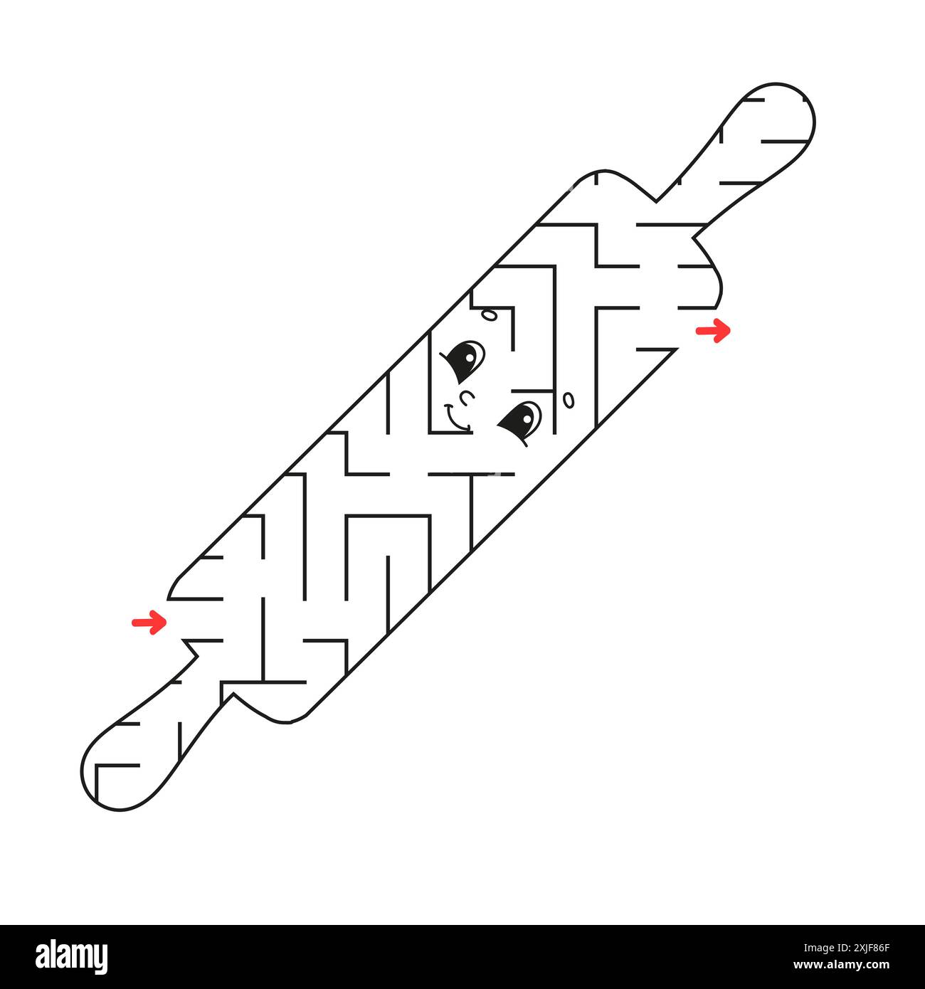 Abstract maze. Game for kids. Puzzle for children. Labyrinth conundrum ...