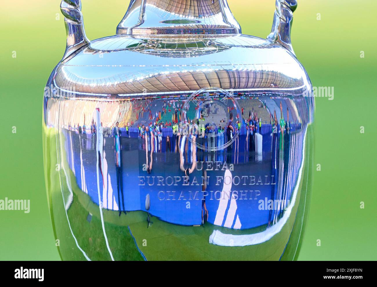 Berlin, Germany. 14th July, 2024. Europameister EM-Pokal, EM, Trophaee ...