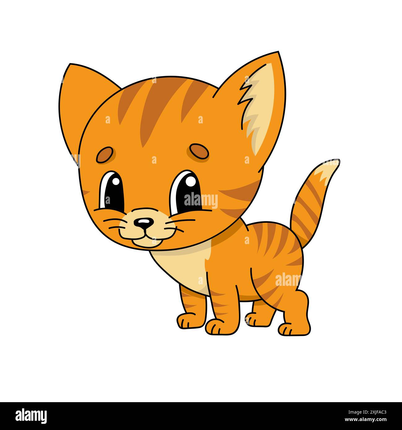 Cute character. Design element. Template for your design, books ...