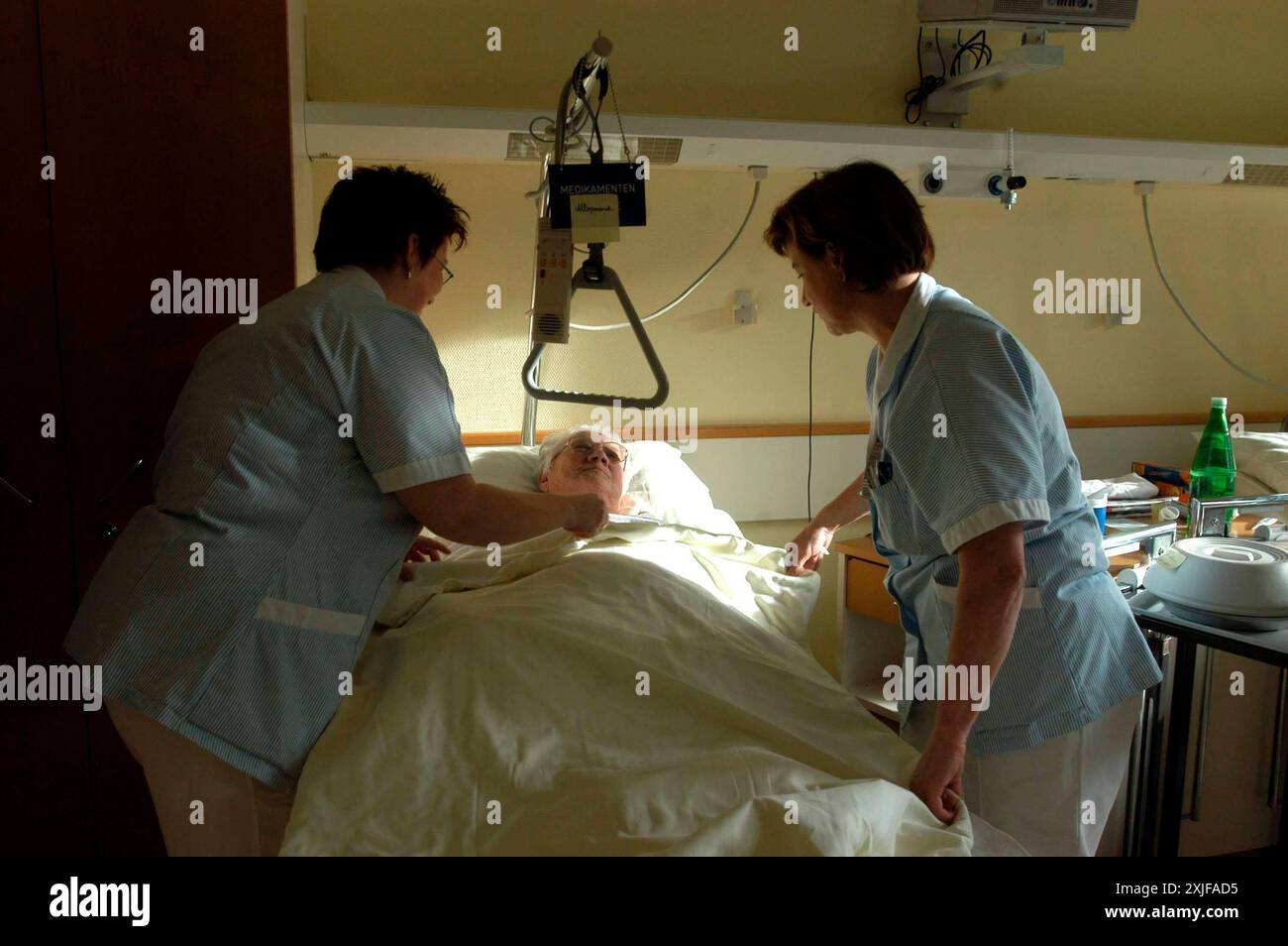 patient in a hospital, medical treatment and health care treatment of ...