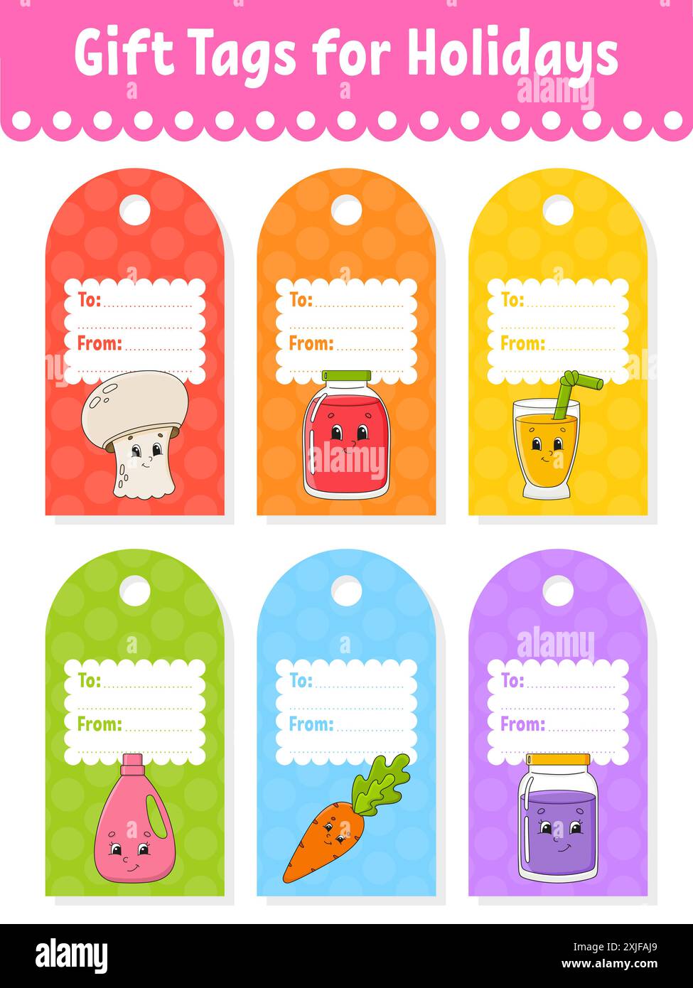 Bright stickers. Rectangular label. Color vector isolated illustration ...