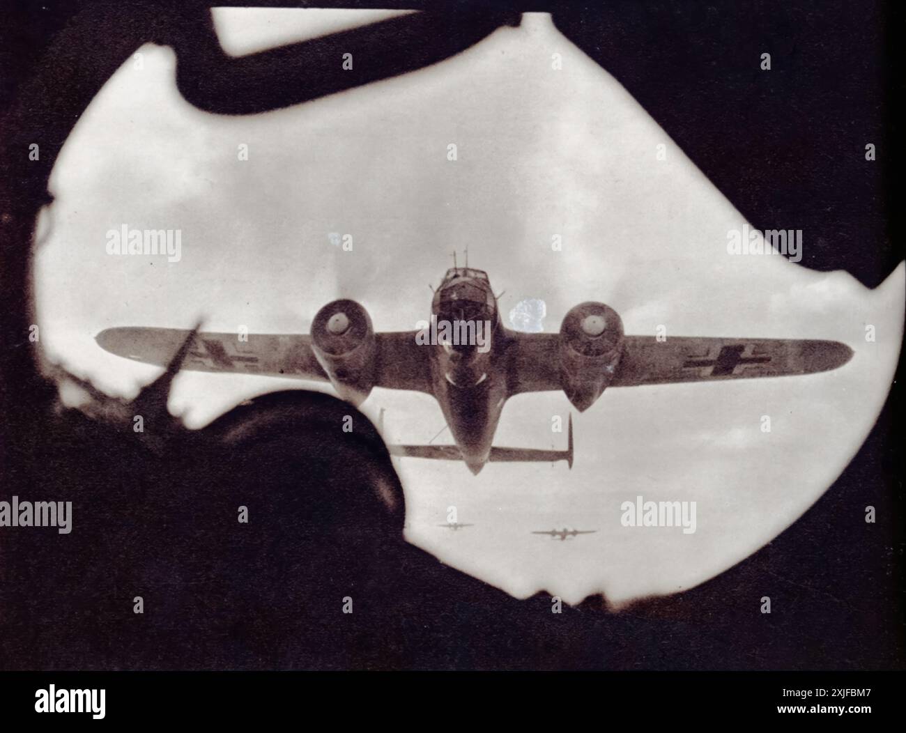 A photograph of a Do 17 Z combat aircraft from the German Air Force ...