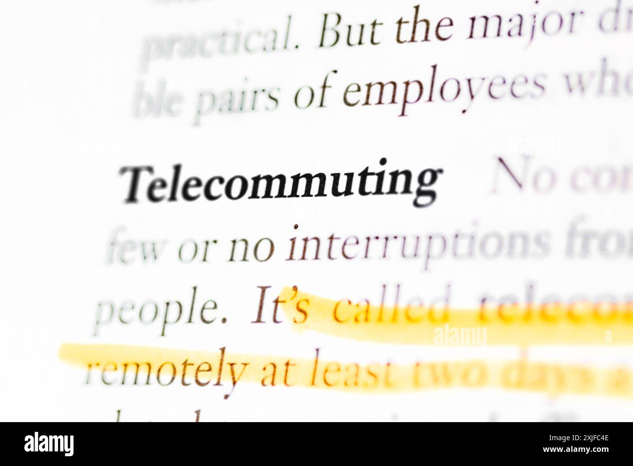 Telecommuting life hi-res stock photography and images - Alamy
