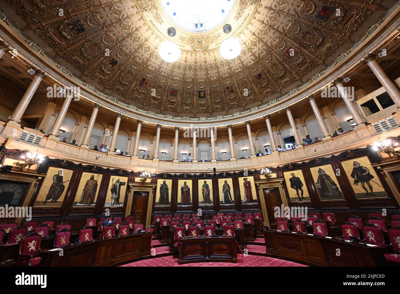 Brussels, Belgium. 18th July, 2024. A picture during a plenary session ...