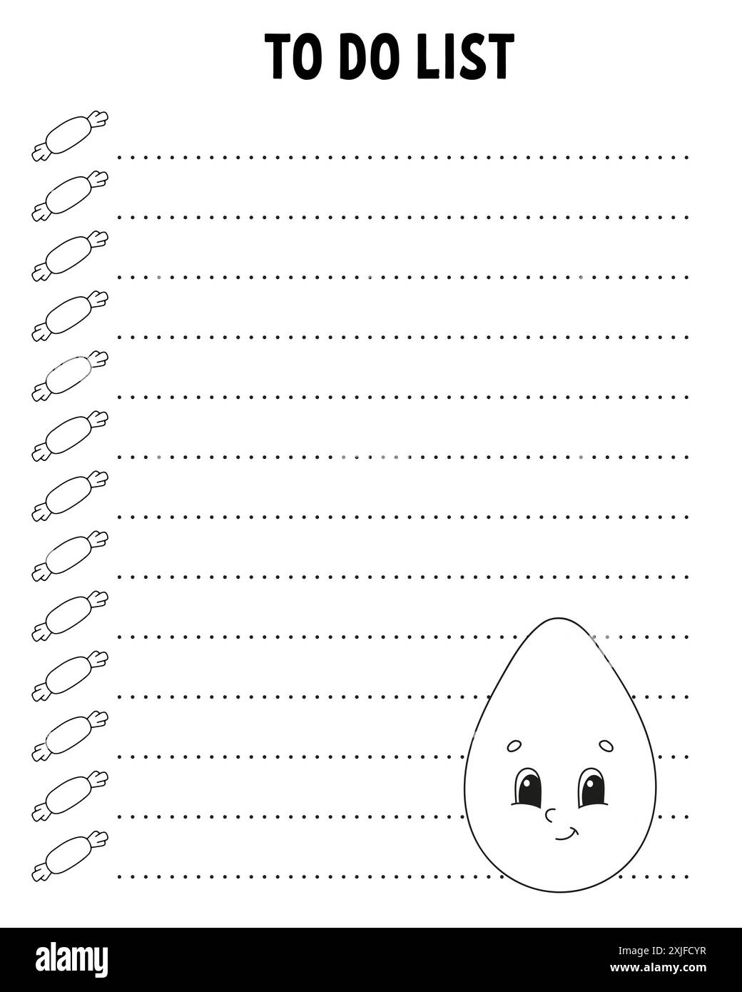 To do list. Printable template. Lined sheet. Handwriting paper. For ...