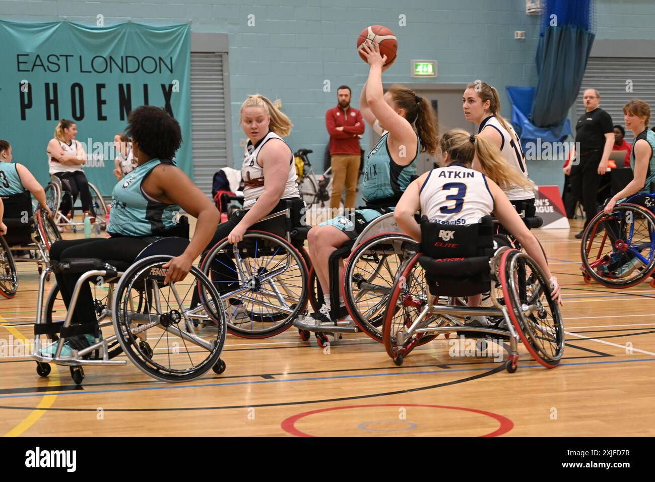 Wheelchair BB Phoenix vs Cardiff 9-12-23 @ UEL Stock Photo - Alamy