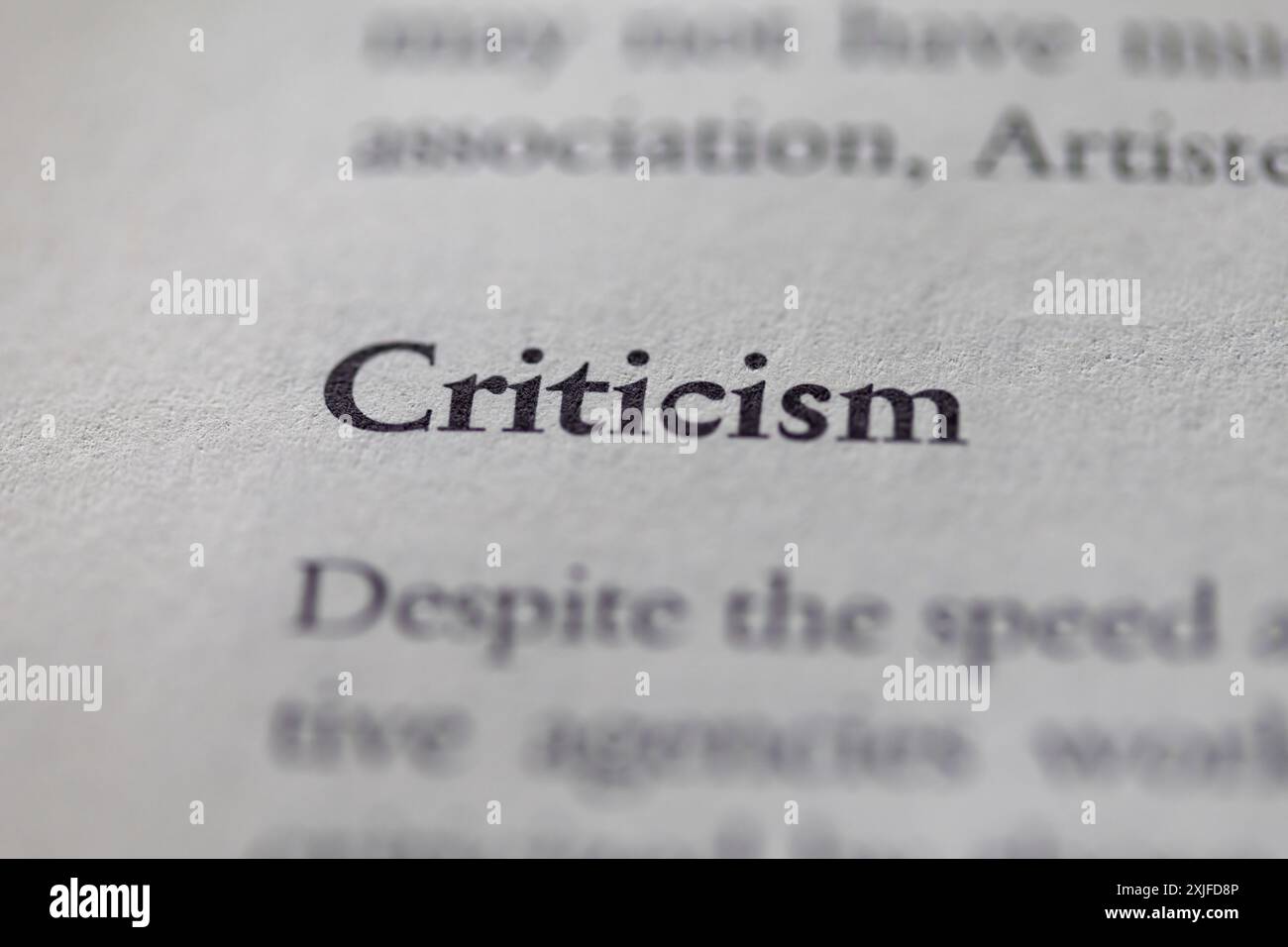 Professional critique methods hi-res stock photography and images - Alamy