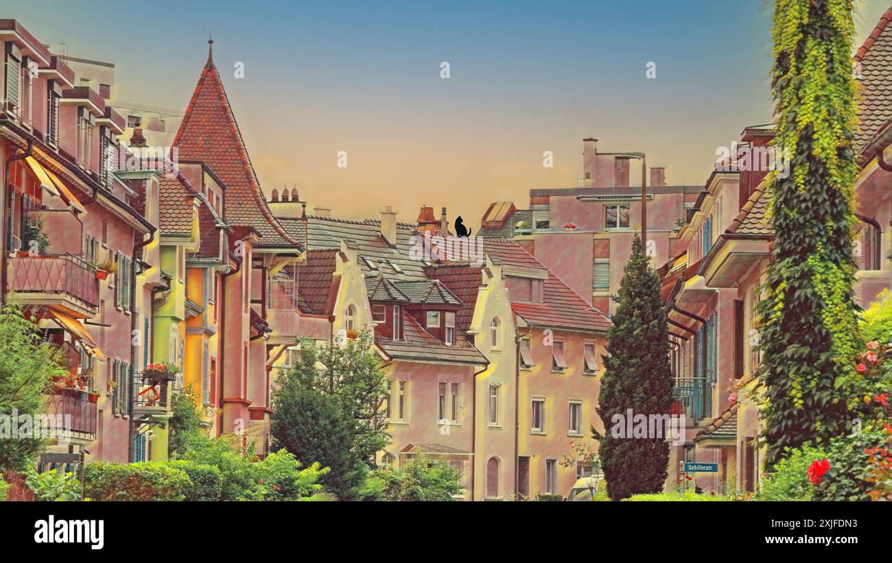 Fairy tale like town hi-res stock photography and images - Alamy