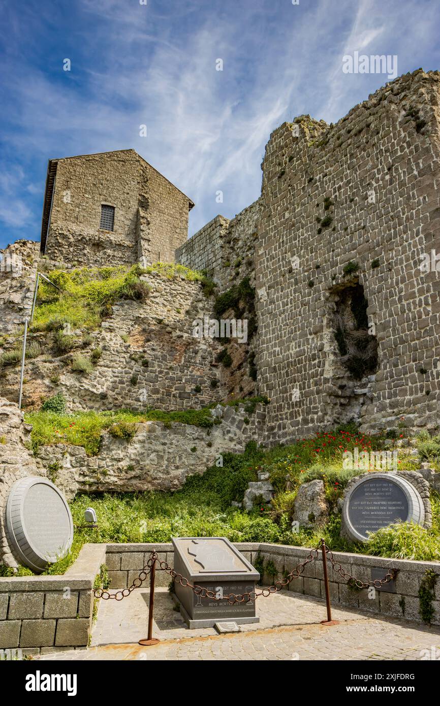 Montefiascone, Viterbo, Italy - April 28, 2024 - A glimpse of the ...