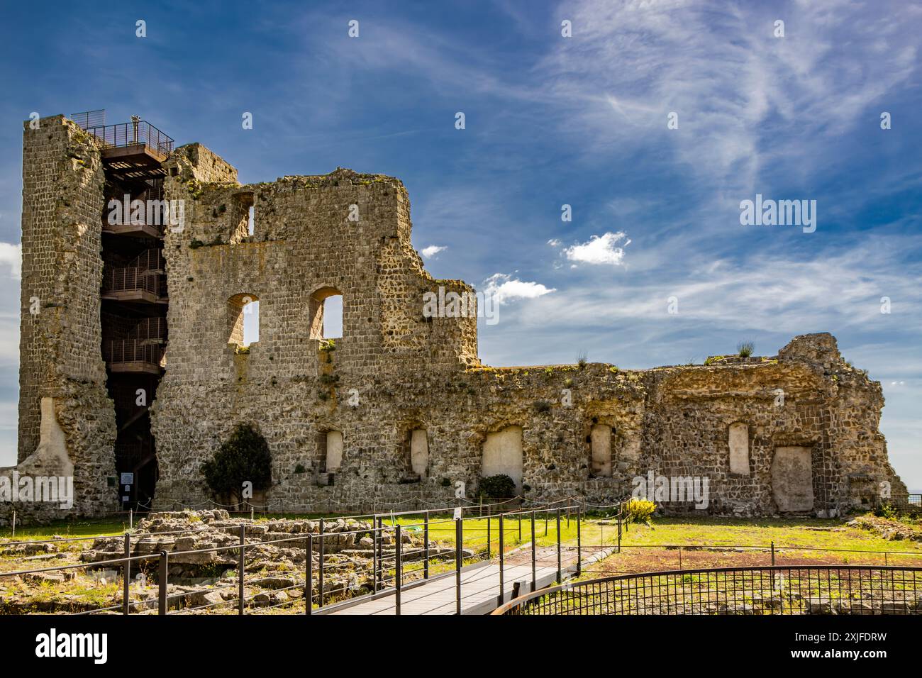 Montefiascone, Viterbo, Italy - April 28, 2024 - The medieval fortress ...