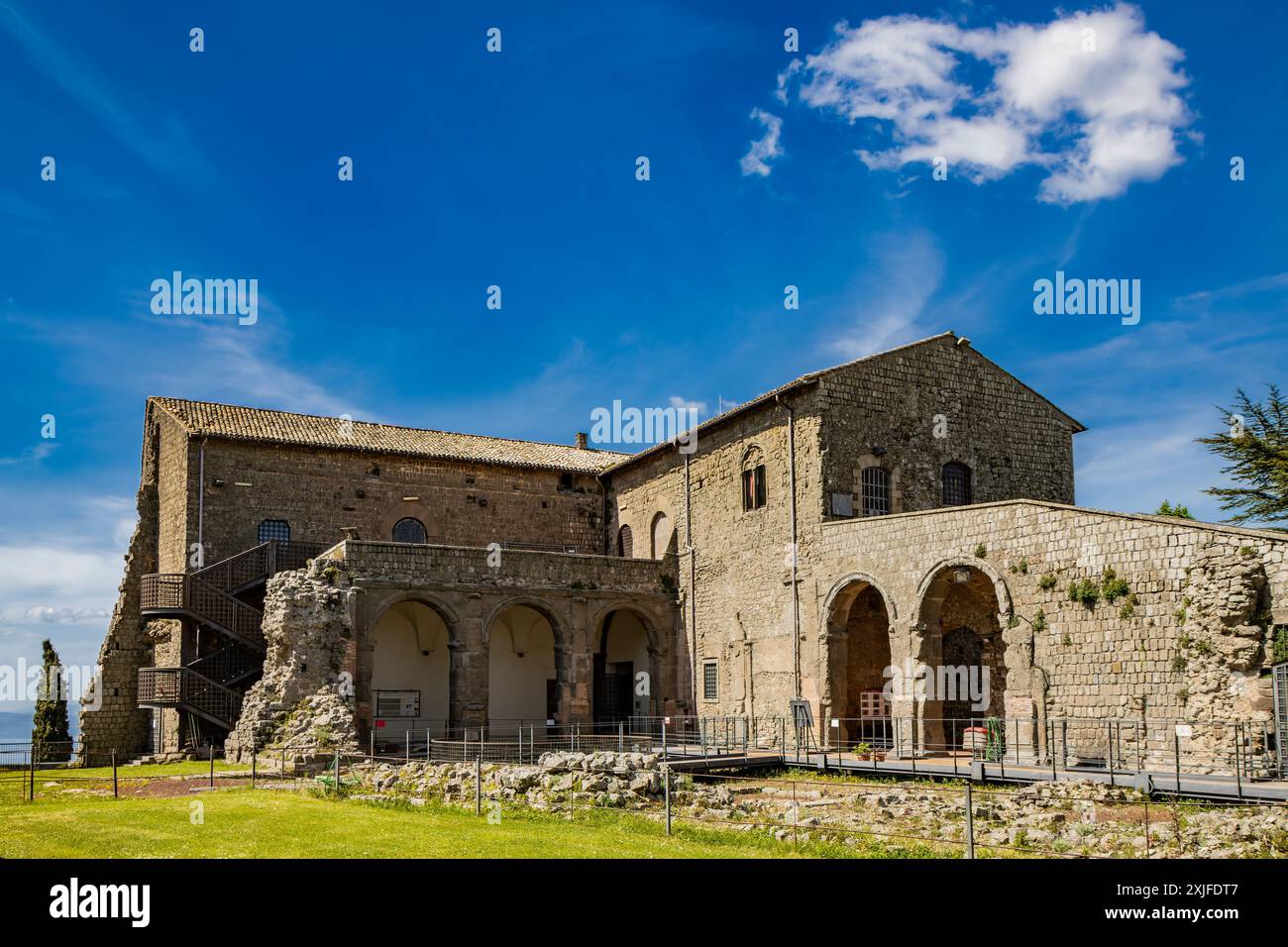 Montefiascone, Viterbo, Italy - April 28, 2024 - The medieval fortress ...