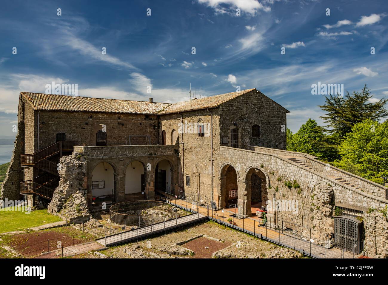 Montefiascone, Viterbo, Italy - April 28, 2024 - The medieval fortress ...