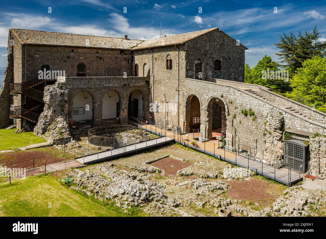 Montefiascone, Viterbo, Italy - April 28, 2024 - The medieval fortress ...