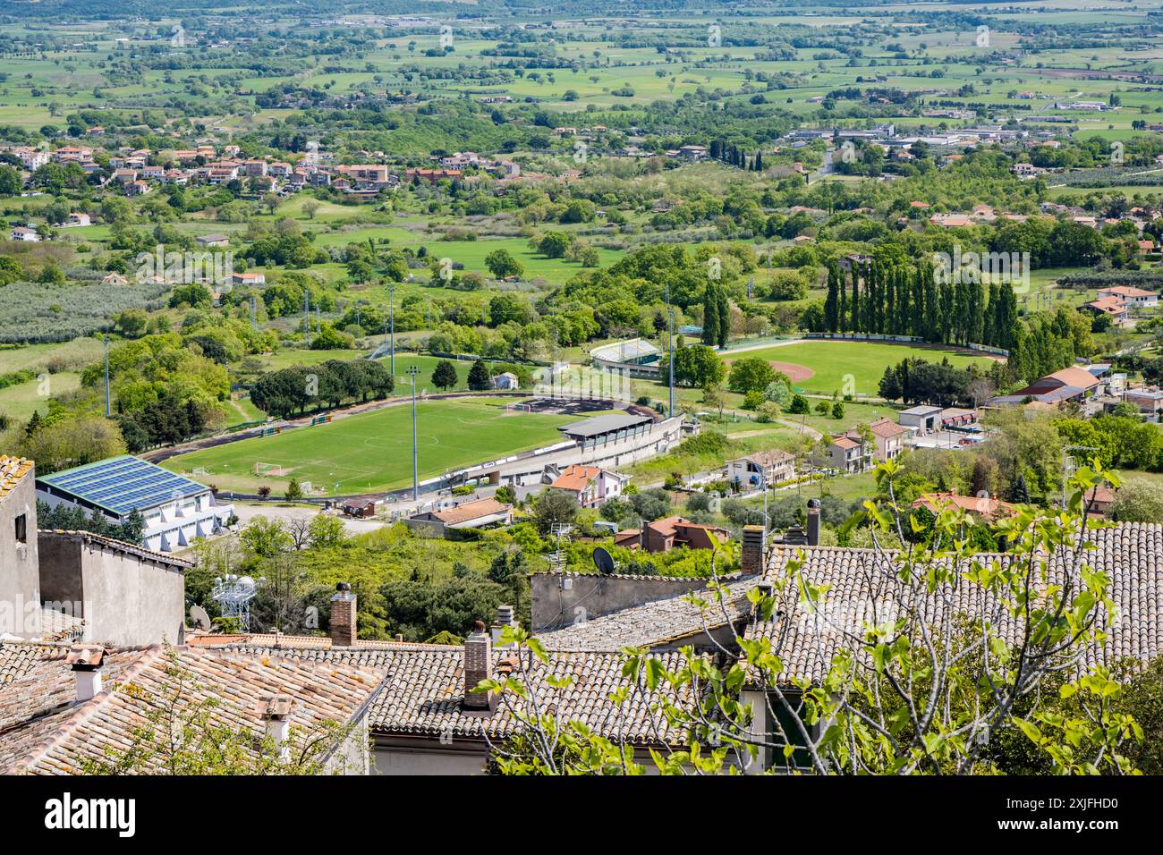 A glimpse of the ancient medieval village of Montefiascone, Viterbo ...