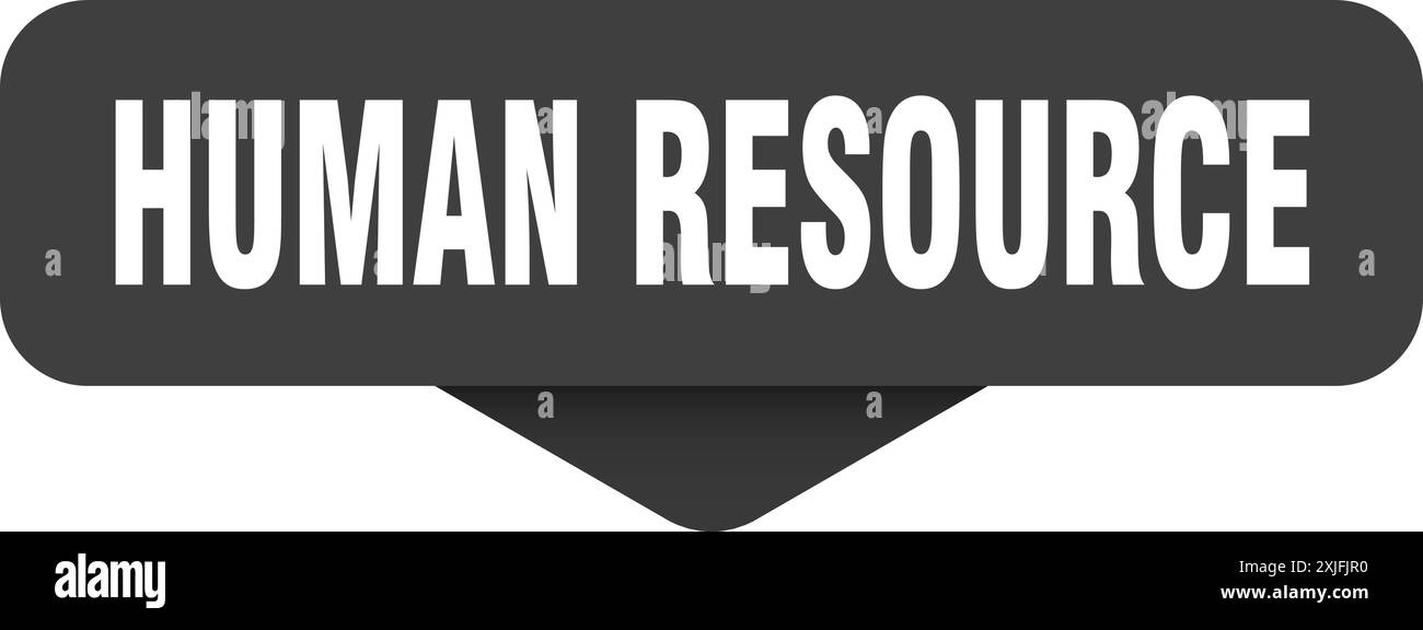 human resource sticker. human resource sign on transparent background ...