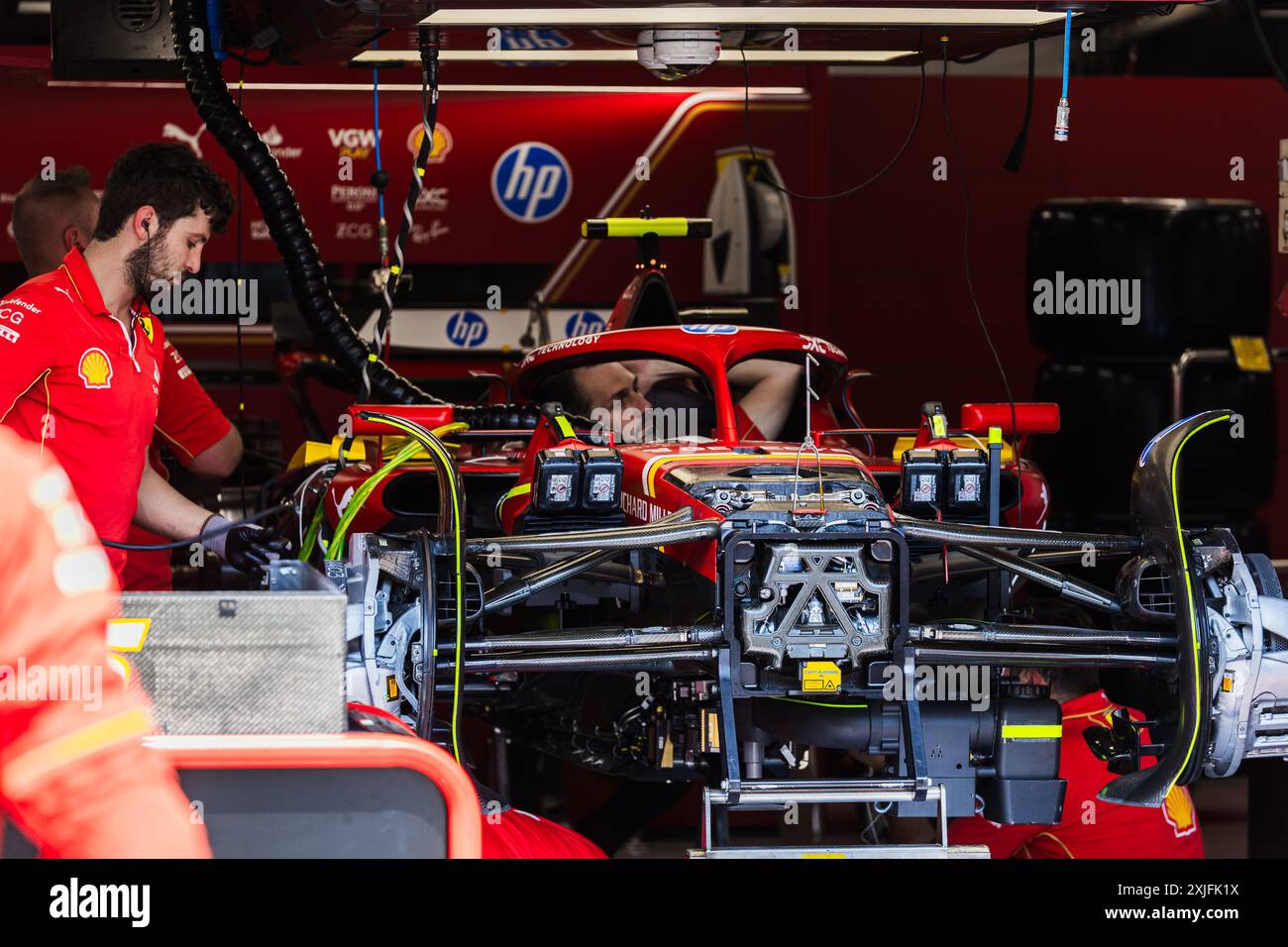 Scuderia ferrari team garage hi-res stock photography and images - Alamy