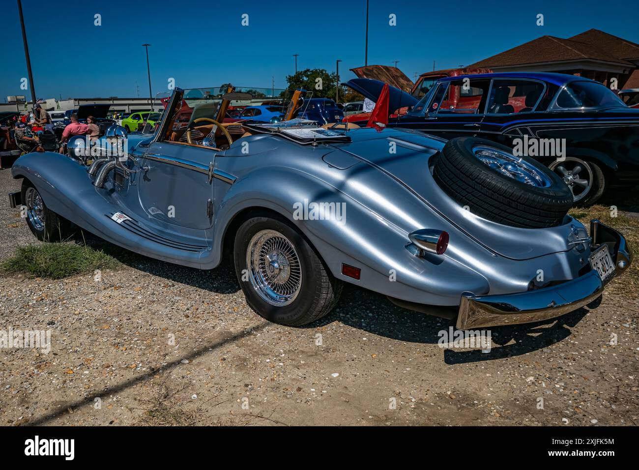 Gulfport, MS - October 01, 2023: High perspective rear corner view of a ...